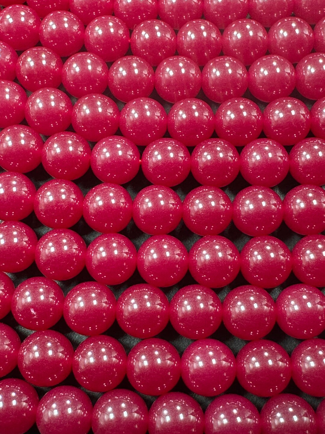 AAA Natural Ruby Gemstone Bead. 4mm 6mm 8mm 10mm Round Bead . Gorgeous ...