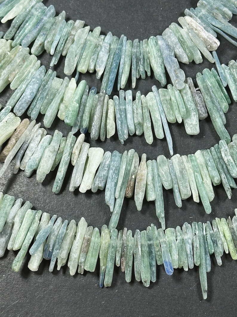 Natural Raw Kyanite Gemstone Beads Freeform Stick Shape Beads ...