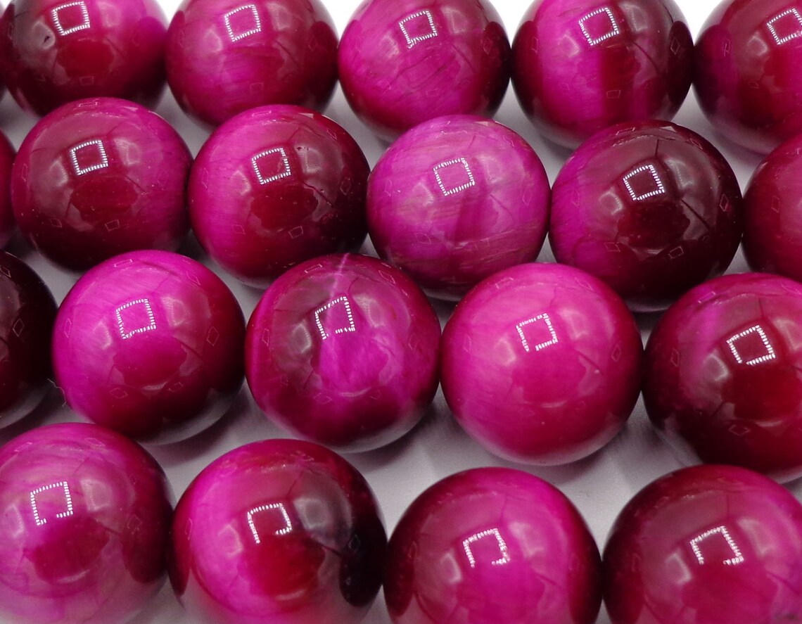 NATURAL Gemstone Pink Tiger-eye Smooth Round4mm - Etsy