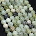NATURAL Hand-carved Jade Gemstone Bead, 12-13mm Round Beads. Beautiful ...
