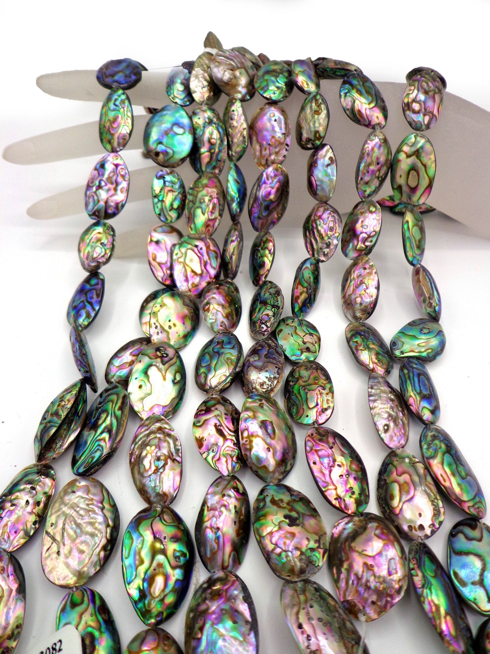 NATURAL Abalone Shell Beads Approx. 17x28mm Beads Full Length - Etsy