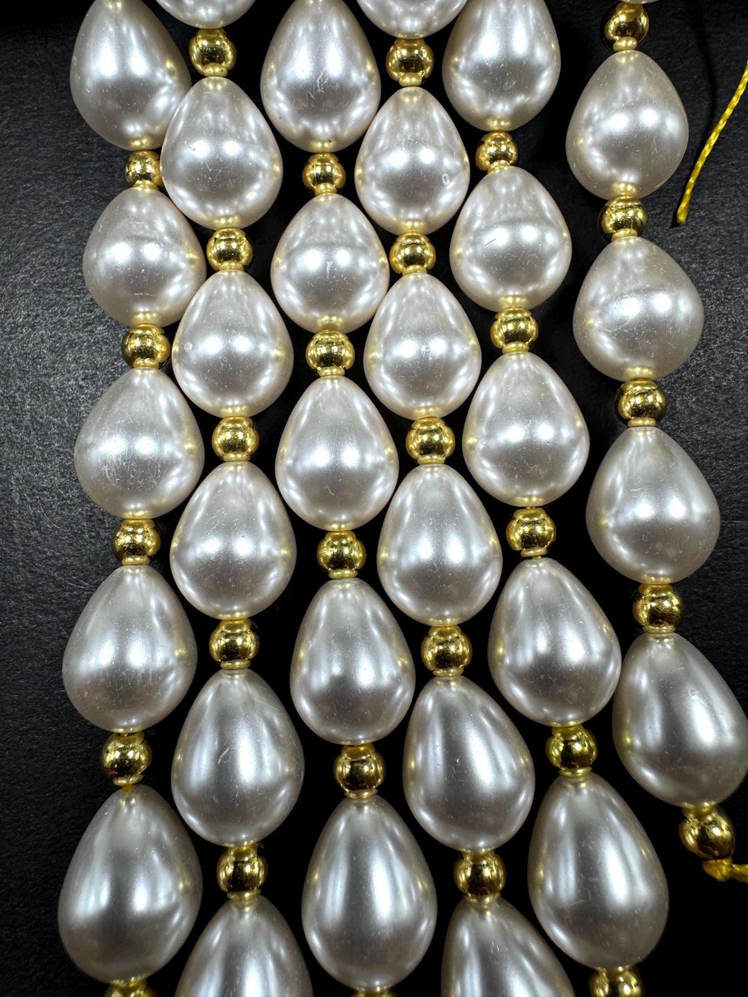 Gorgeous Chinese Swarovski Pearl Crystal Beads 12x15mm Teardrop Shape ...