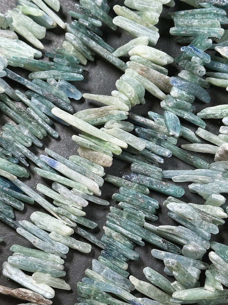 Natural Raw Kyanite Gemstone Beads Freeform Stick Shape Beads ...