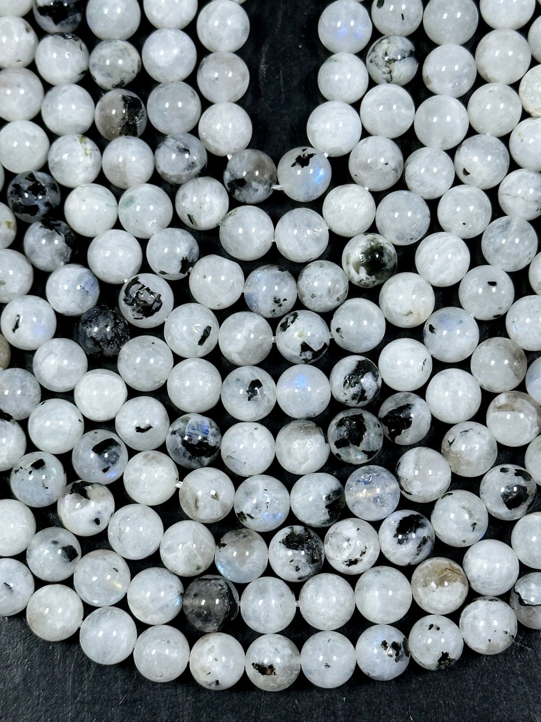 NATURAL Moonstone Gemstone Bead 6mm 8mm 10mm Round Bead, Beautiful ...