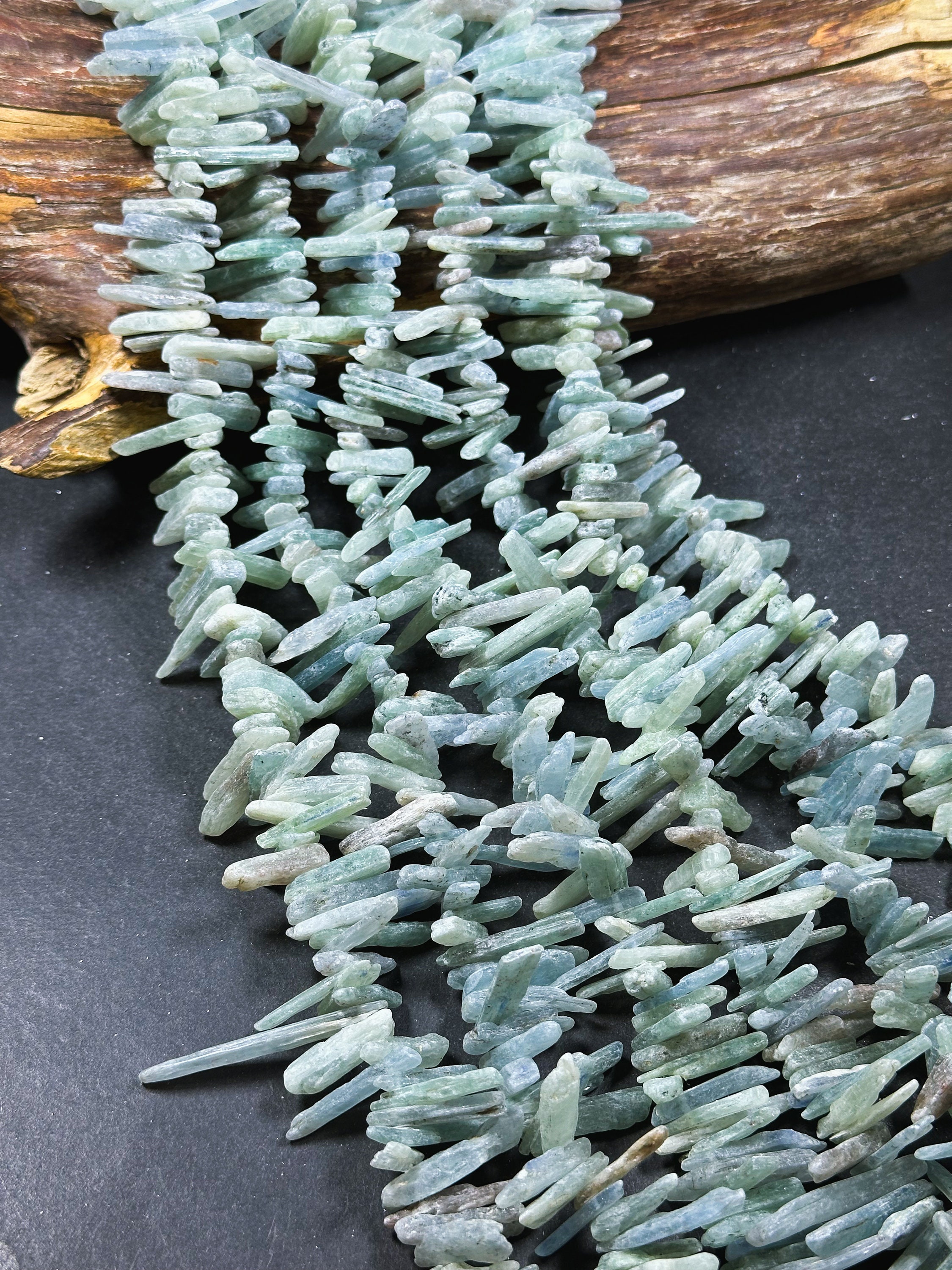 Natural Raw Kyanite Gemstone Beads Freeform Stick Shape Beads ...
