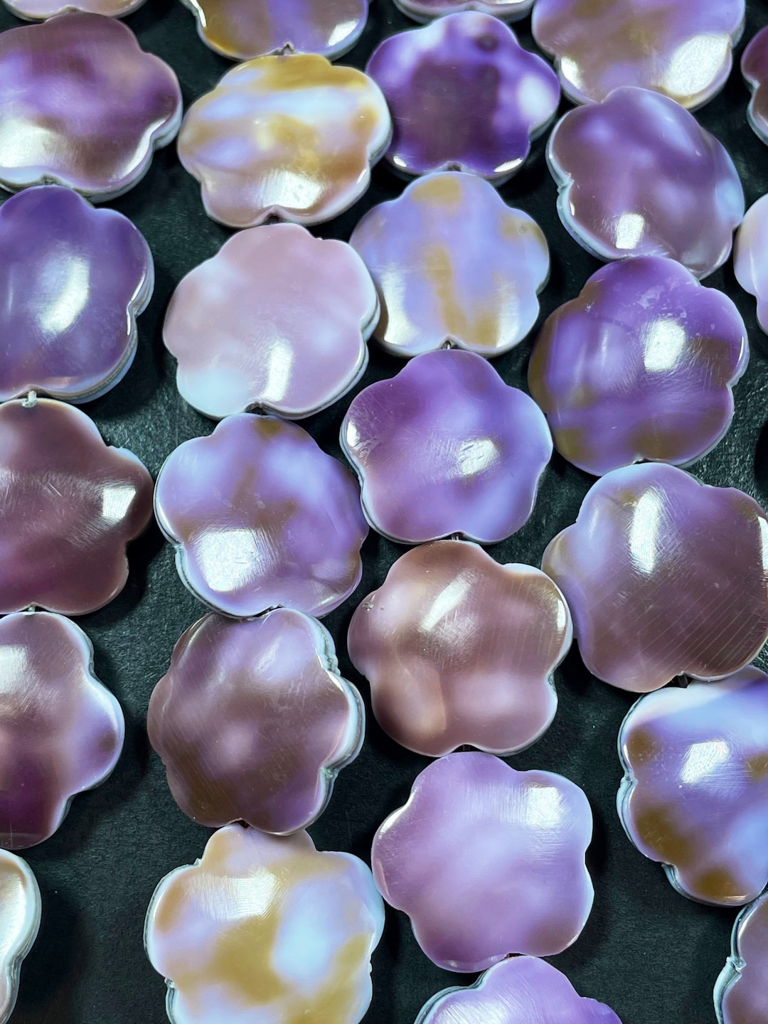 AAA Natural Purple Spiny Oyster Shell. Gorgeous Flower Shape ...