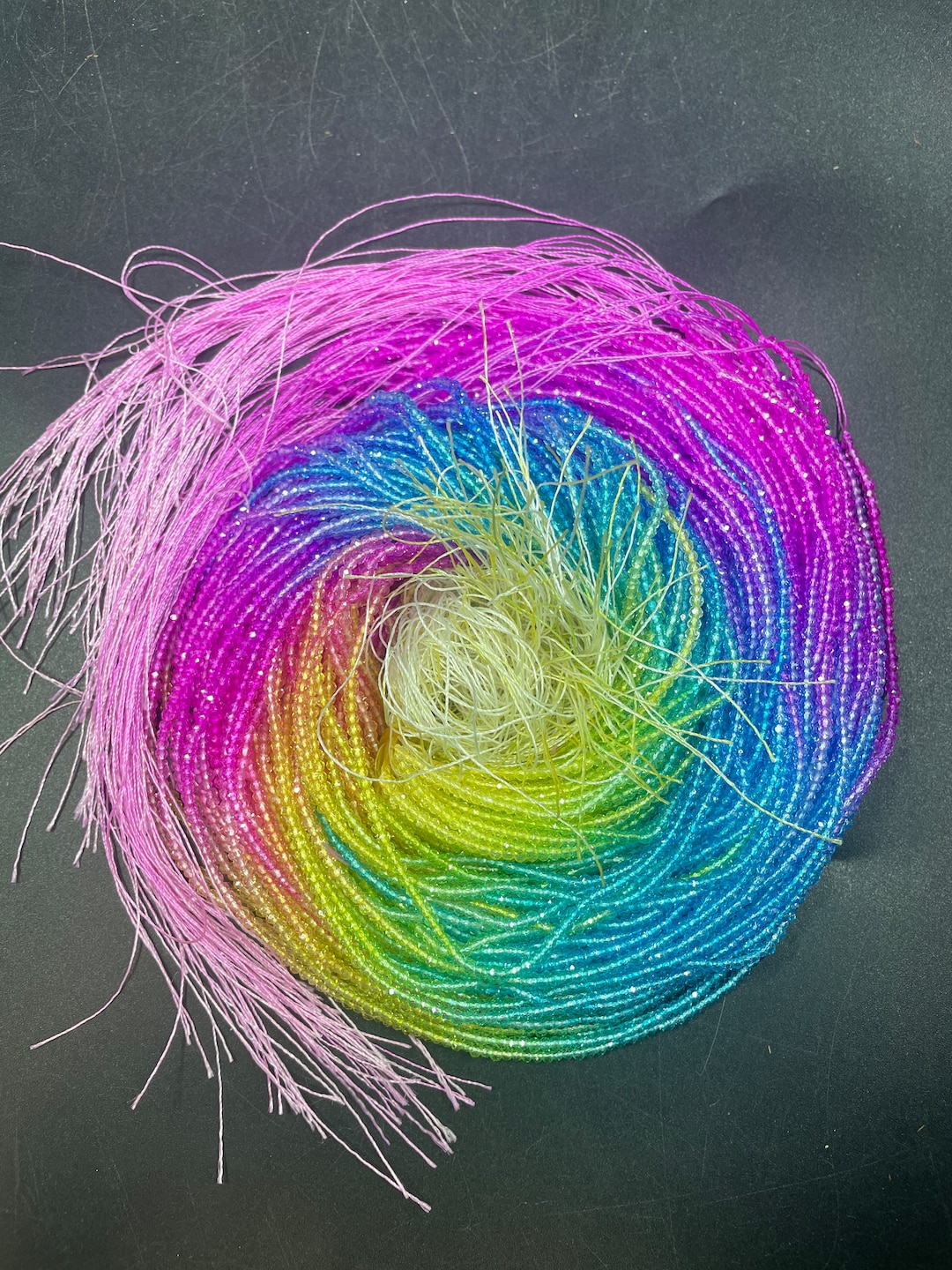 Natural Rainbow Crystal Beads Faceted 2mm 4mm 6mm 8mm Round Beads ...