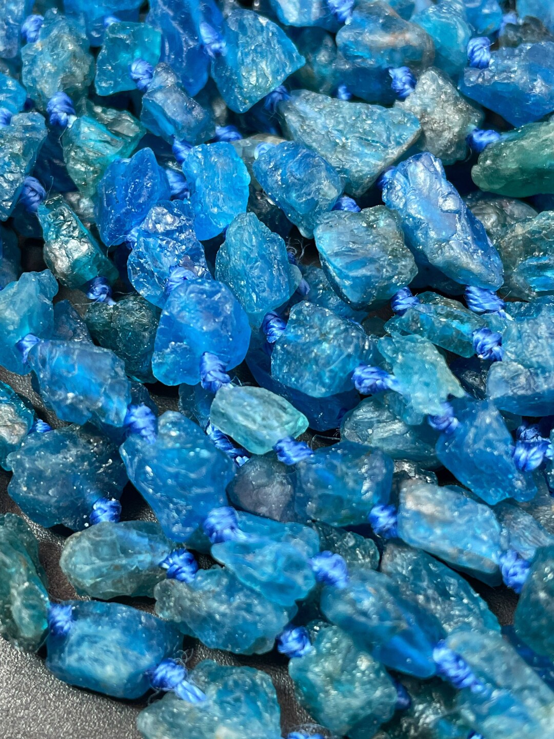 AAA Natural Raw Apatite Gemstone Bead. Freedom Nugget Shape. Gorgeous ...