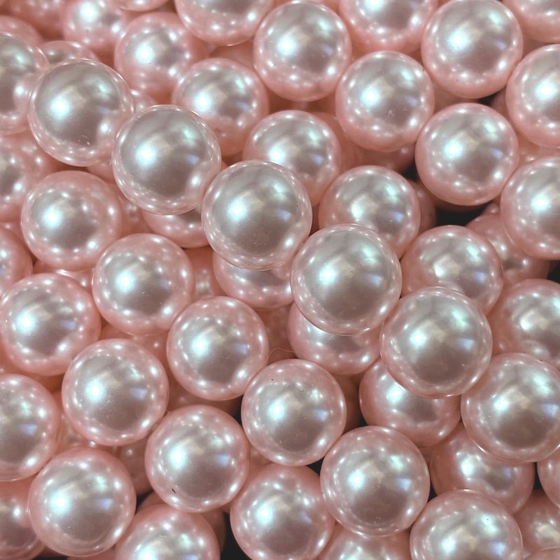 Pink Pearl Necklaces 8mm - Etsy