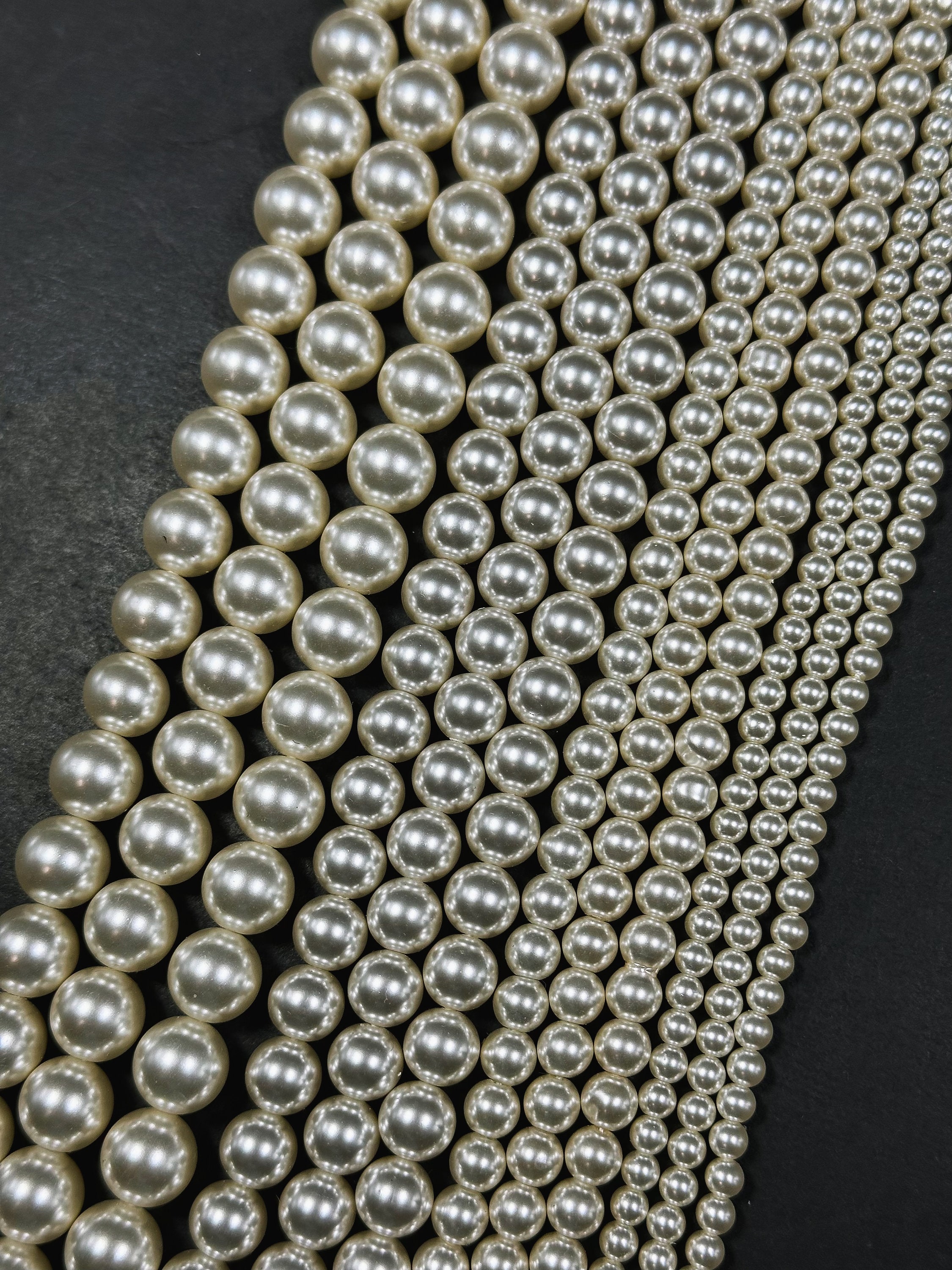 Chinese Swarovski Pearl Crystal Beads 4mm 6mm 8mm 10mm Round Bead ...