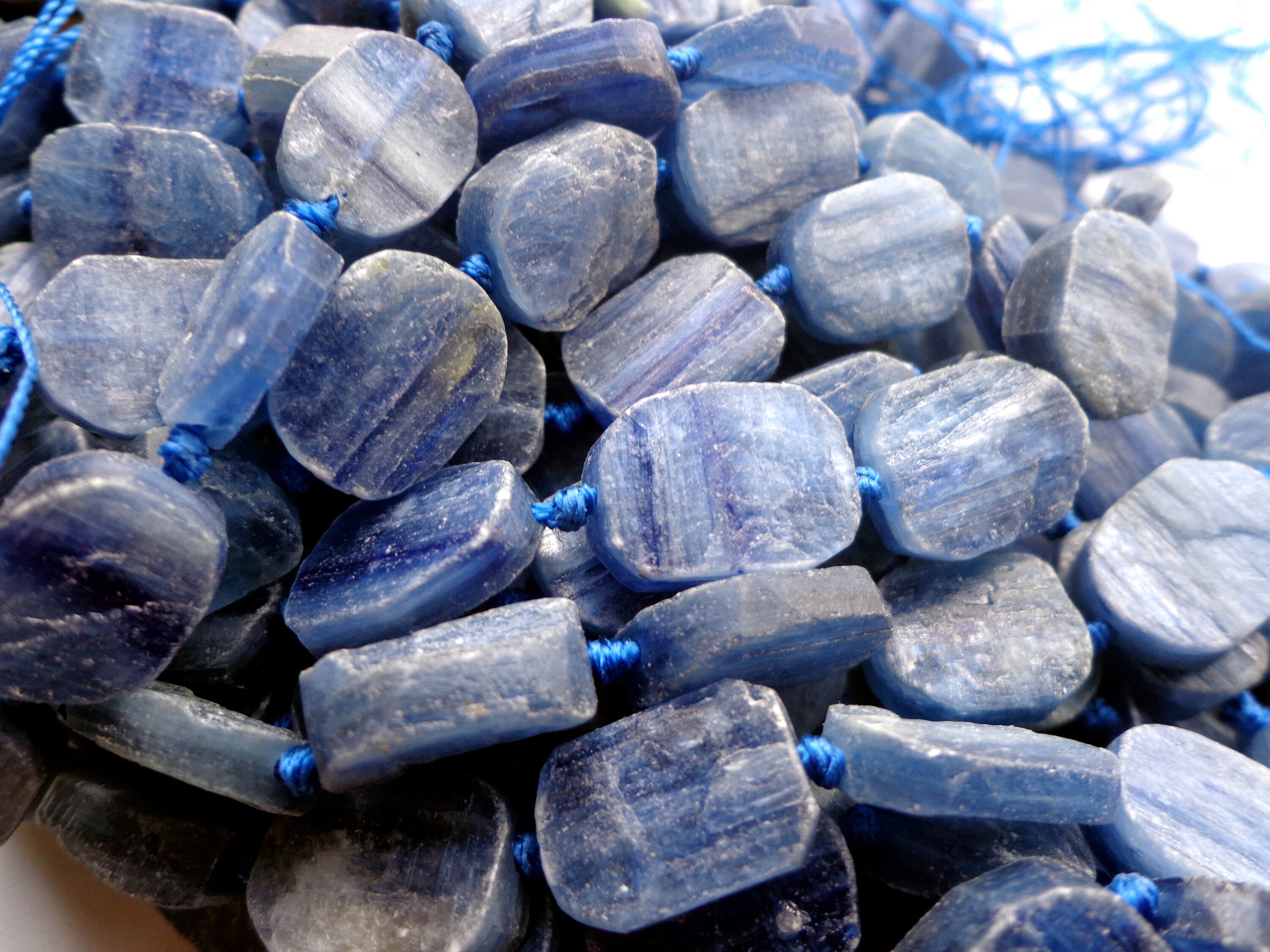 NATURAL Gemstone Kyanite Tablet Shaped Beads 17x13mm Full - Etsy