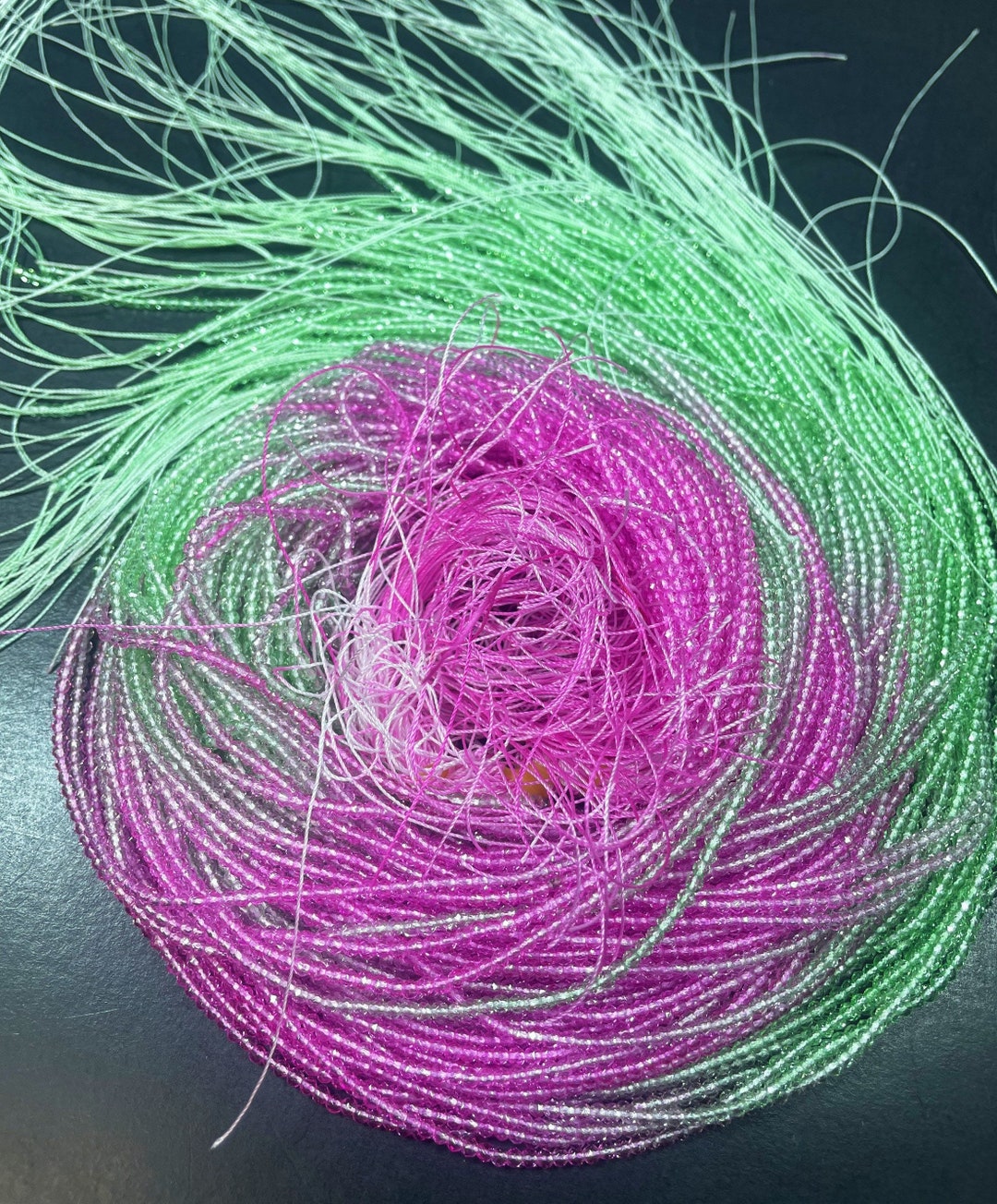 Beautiful Multi Rainbow Color Crystal Beads. Faceted 2mm 3mm Round ...