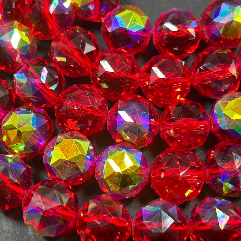 Chinese Beads Red - Etsy