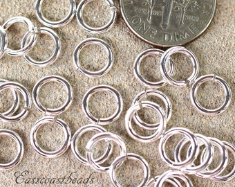 6mm brass Jump Ring findings 100 pieces twisted rings 16 | Etsy