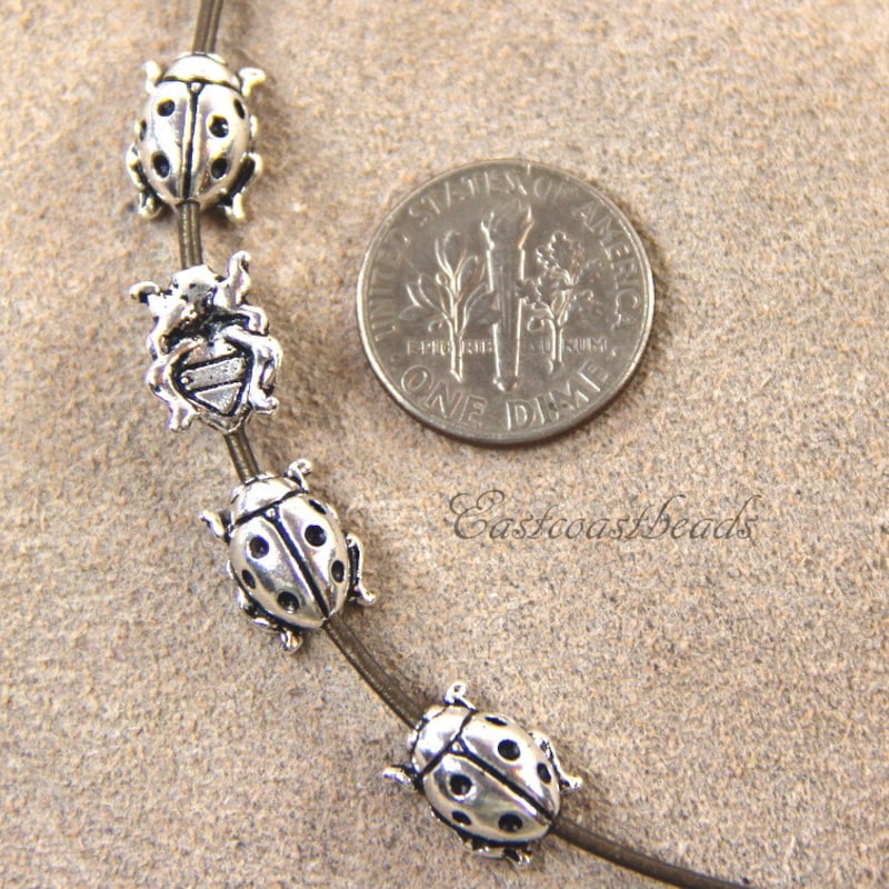 Lady Bug Beads - Etsy