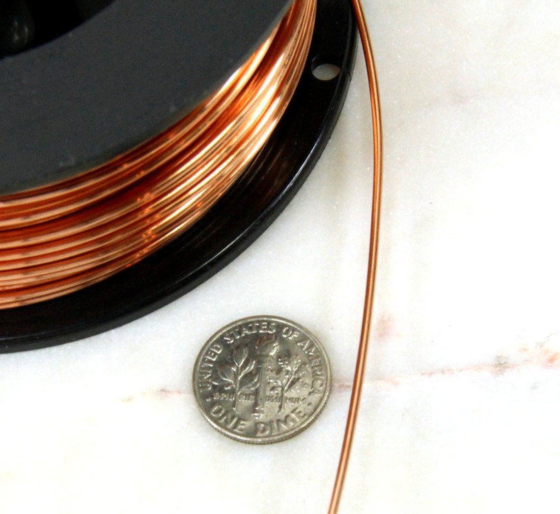 Uncoated Copper Wire 22 Ga Uncoated Solid Copper Round Wire ( Dead Soft ...
