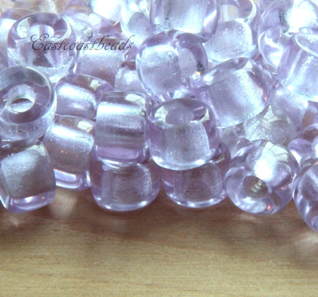 Crow, Pony Beads, 9mm W/3.5mm Hole, Transparent Alexandrite, Rondelle ...