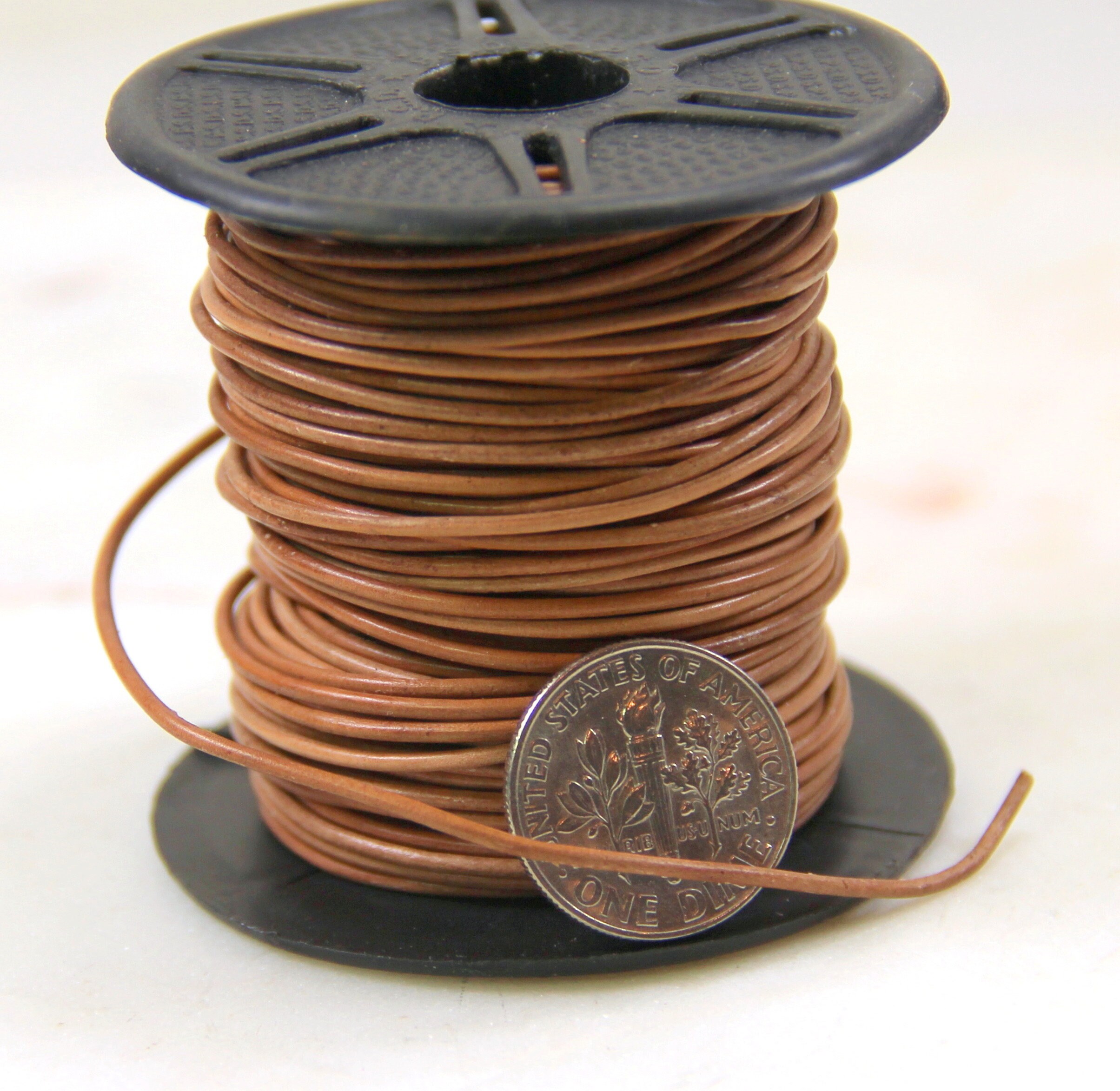 1. Mm. Round Indian Leather Cording, Natural, Sold by the Yard - Etsy