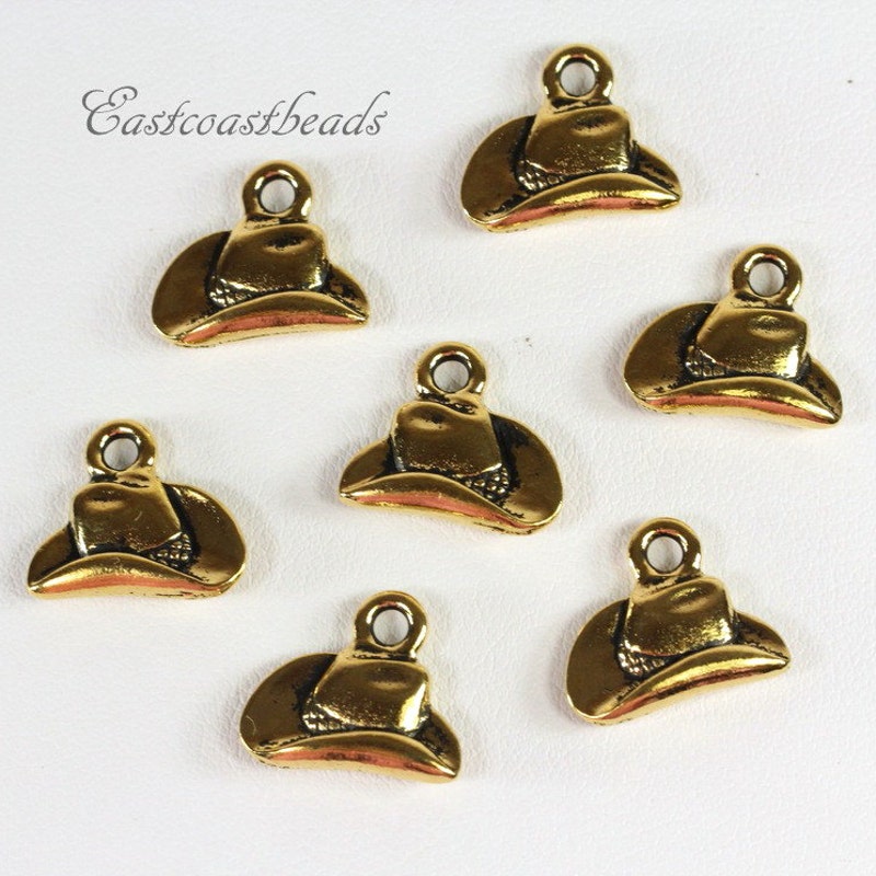 Cowboy Hat Charm - Etsy