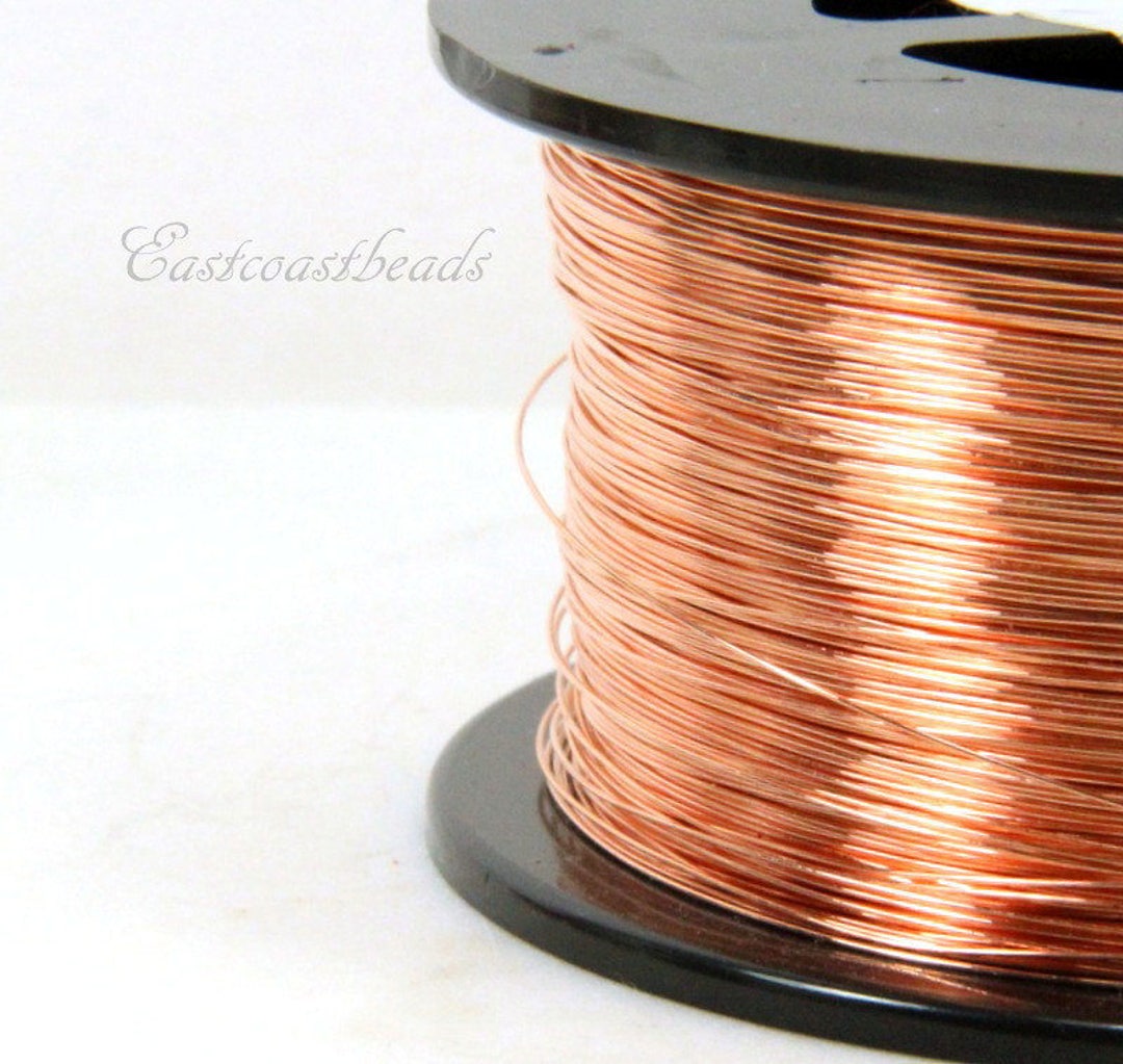 Copper Wire, 26 Gauge, Round, Dead Soft, Solid Copper, Jewelry Quality ...