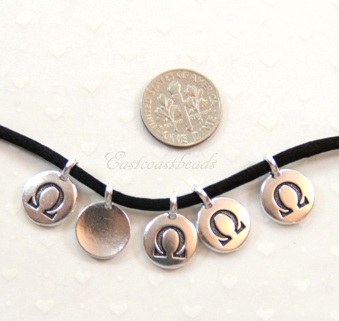 Greek Letter Charms, OMEGA Charms, Tierracast Omega Drops, Jewelry ...