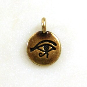 Tierracast the Eye of Horus Symbol, Horus Disk Charms, Good Health ...