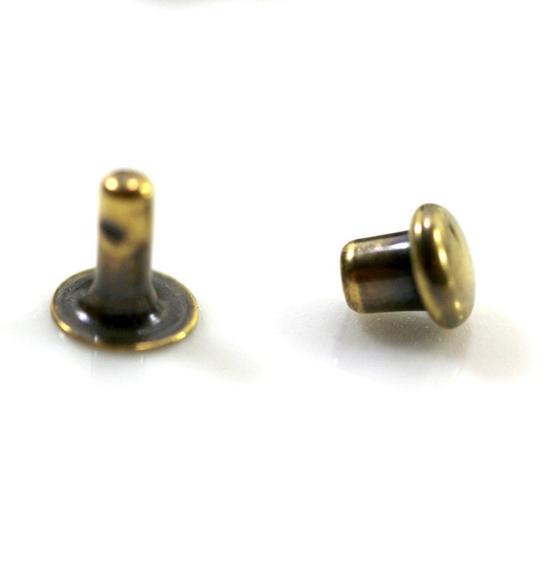 Tierracast Rivets 4mm Compression Rivets Antiqued Brass 4 | Etsy