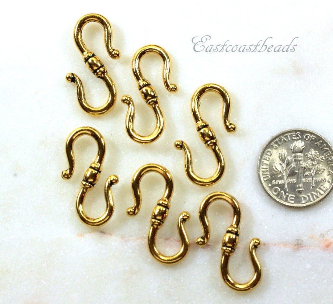 Tierracast Clasps, Classic S Hook Clasps, Leather Findings, Jewelry ...