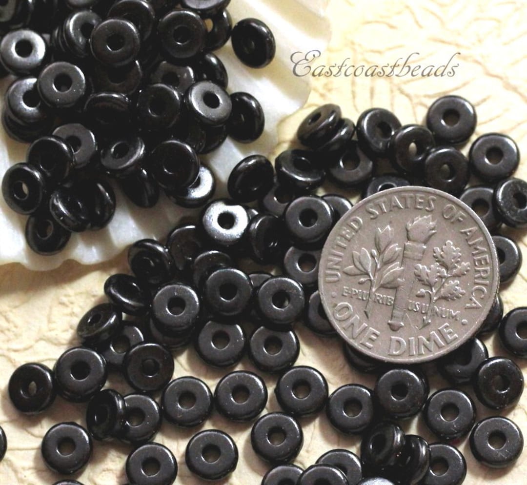 Heishi Disk Coin Beads, Tierracast 5mm Flat Heishi Beads, 5 Mm Spacer ...