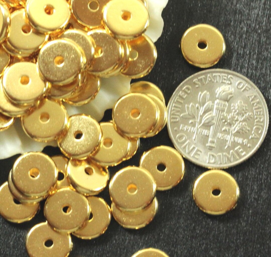 Tierracast Heishi Disk Coin Beads, 8 Mm, Spacer Beads, 8mm, Accent ...