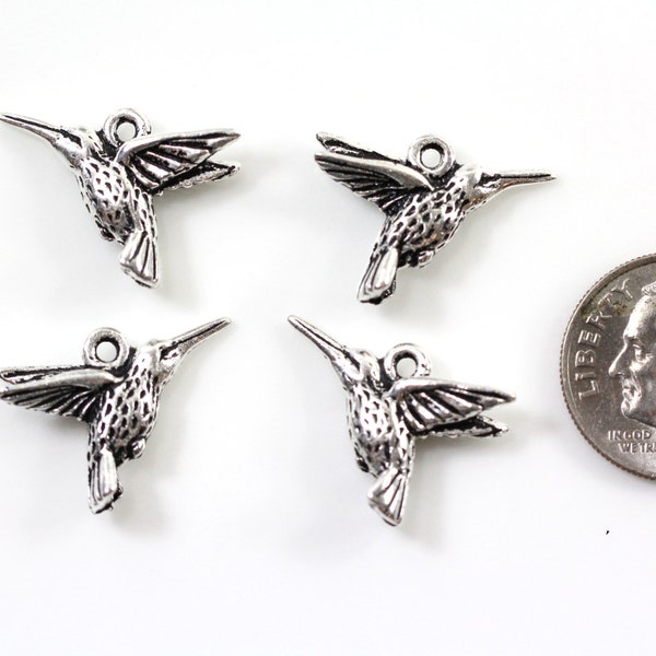 Hummingbird Charms - Etsy