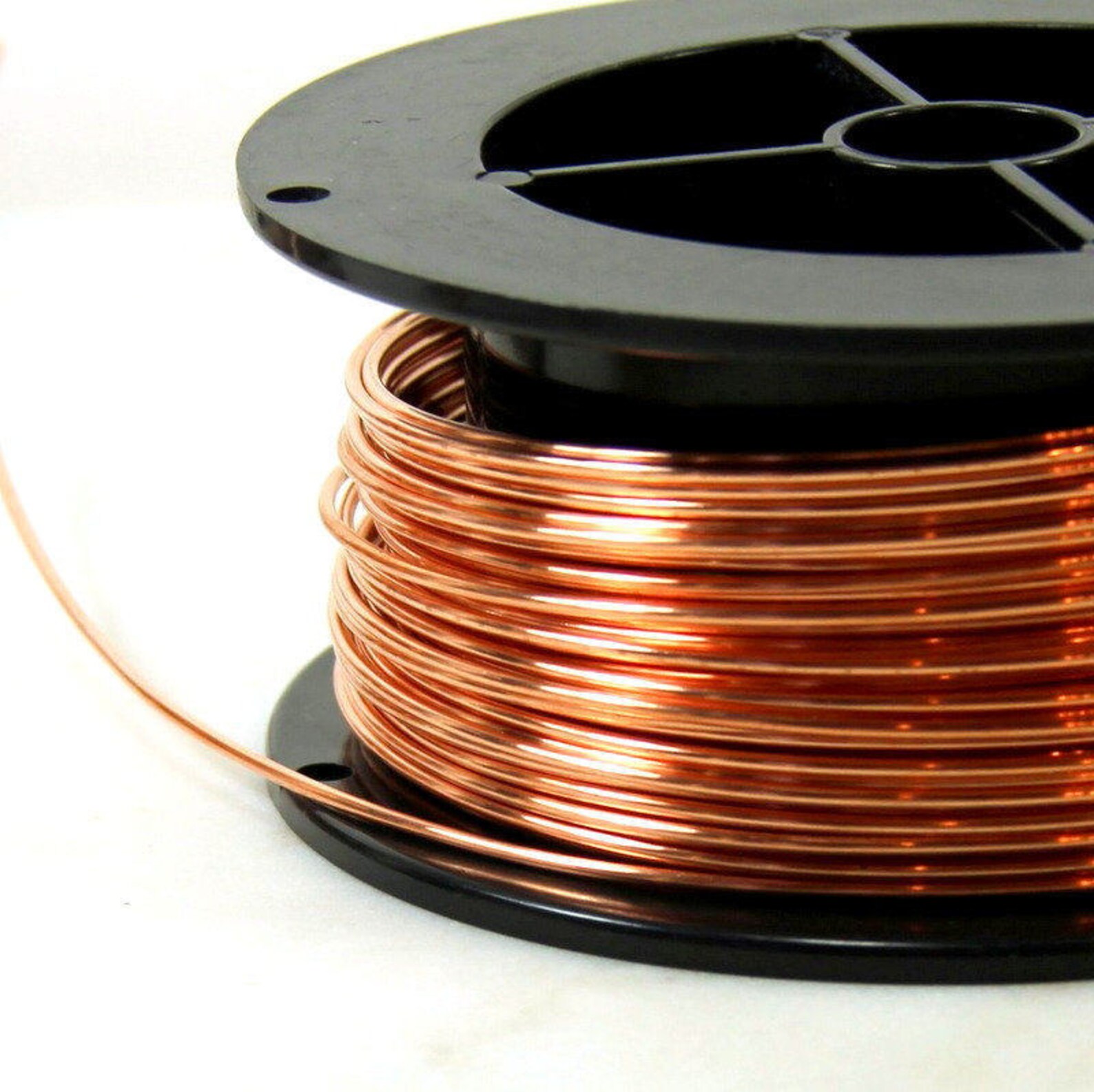 Copper Wire, 16 Gauge, Round, Dead Soft, Solid Copper, Jewelry Quality ...