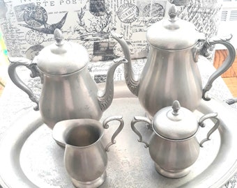 Pewter Tea Tray - Etsy