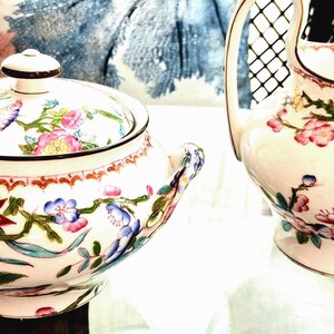 Vintage & Elegant Minton Cuckoo Collection Sugar Bowl and Creamer Set ...