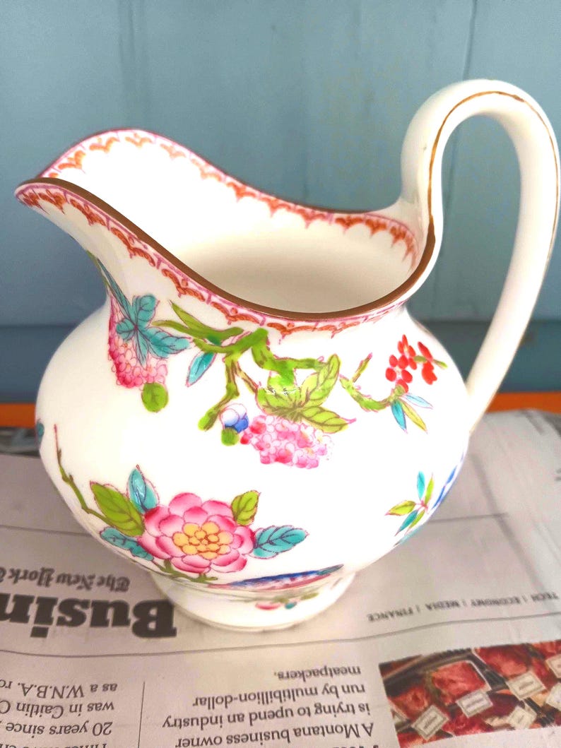 Vintage & Elegant Minton Cuckoo Collection Sugar Bowl and Creamer Set ...