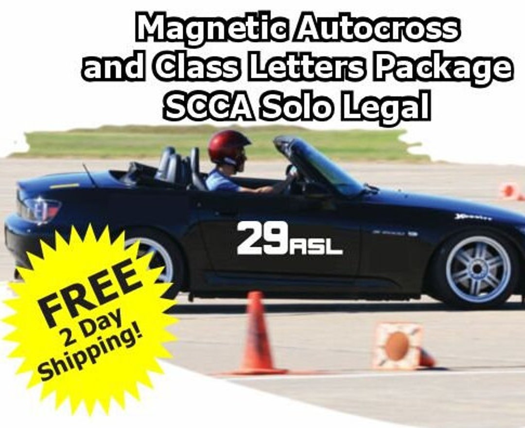 Magnetic Autocross Numbers - Etsy