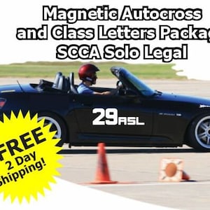 Magnetic Autocross Numbers - Etsy