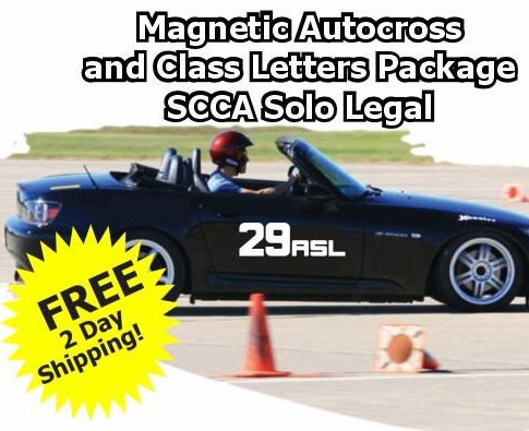 Magnetic Autocross Numbers - Etsy