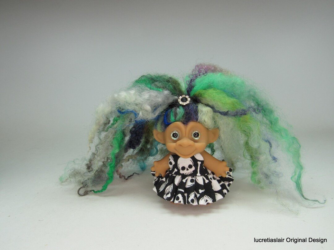 Monkey Faced Troll Doll "sabrina" 2-1/2" OOAK - Etsy