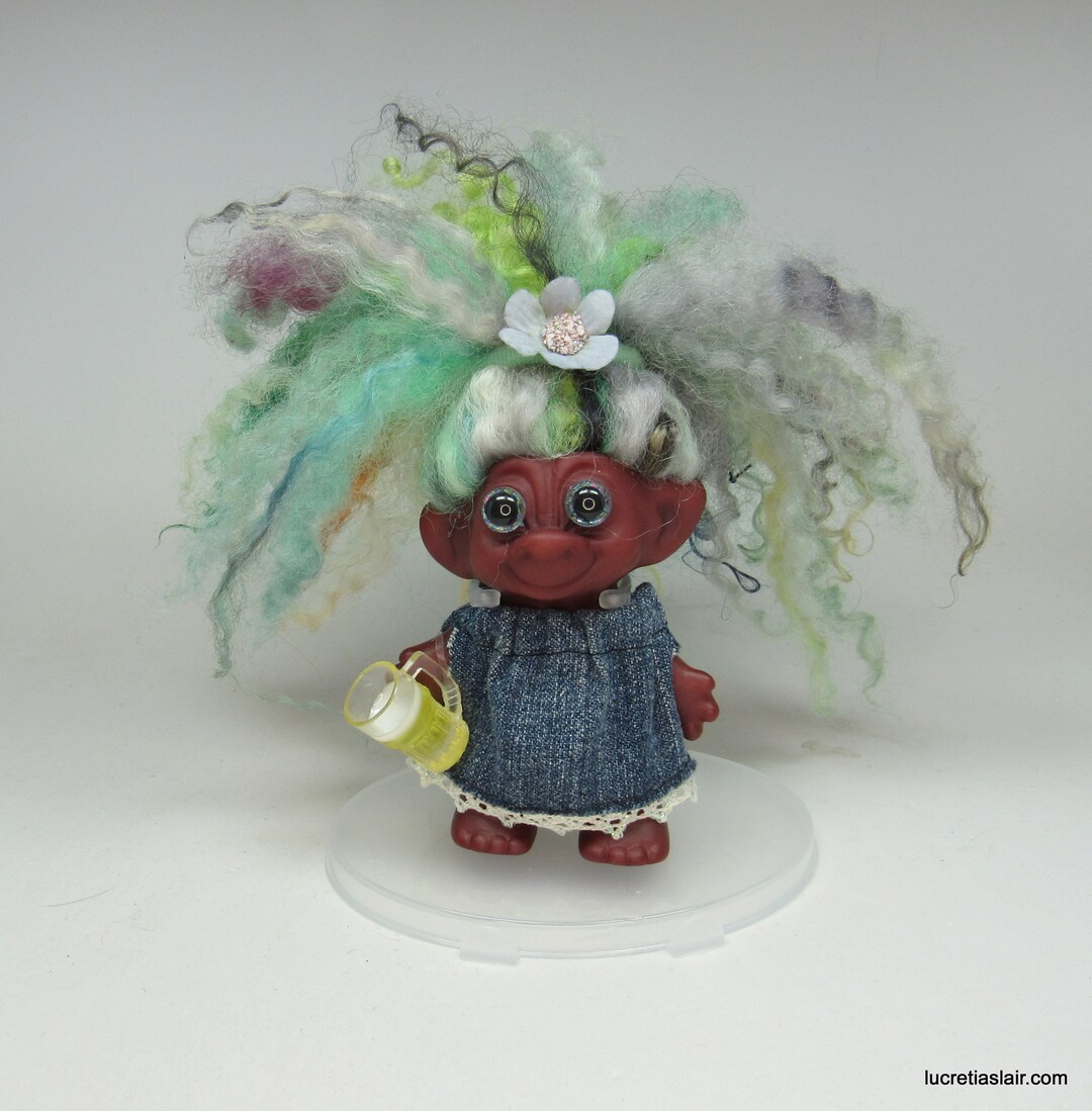 Newer Vintage Wishnik Troll Doll florettaooak - Etsy