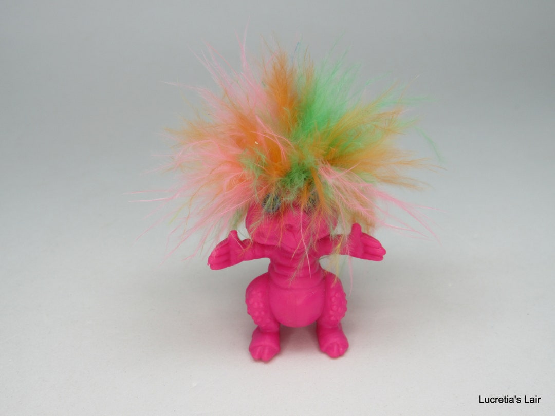 Vintage Troll Pencil Topper OOAK - Etsy