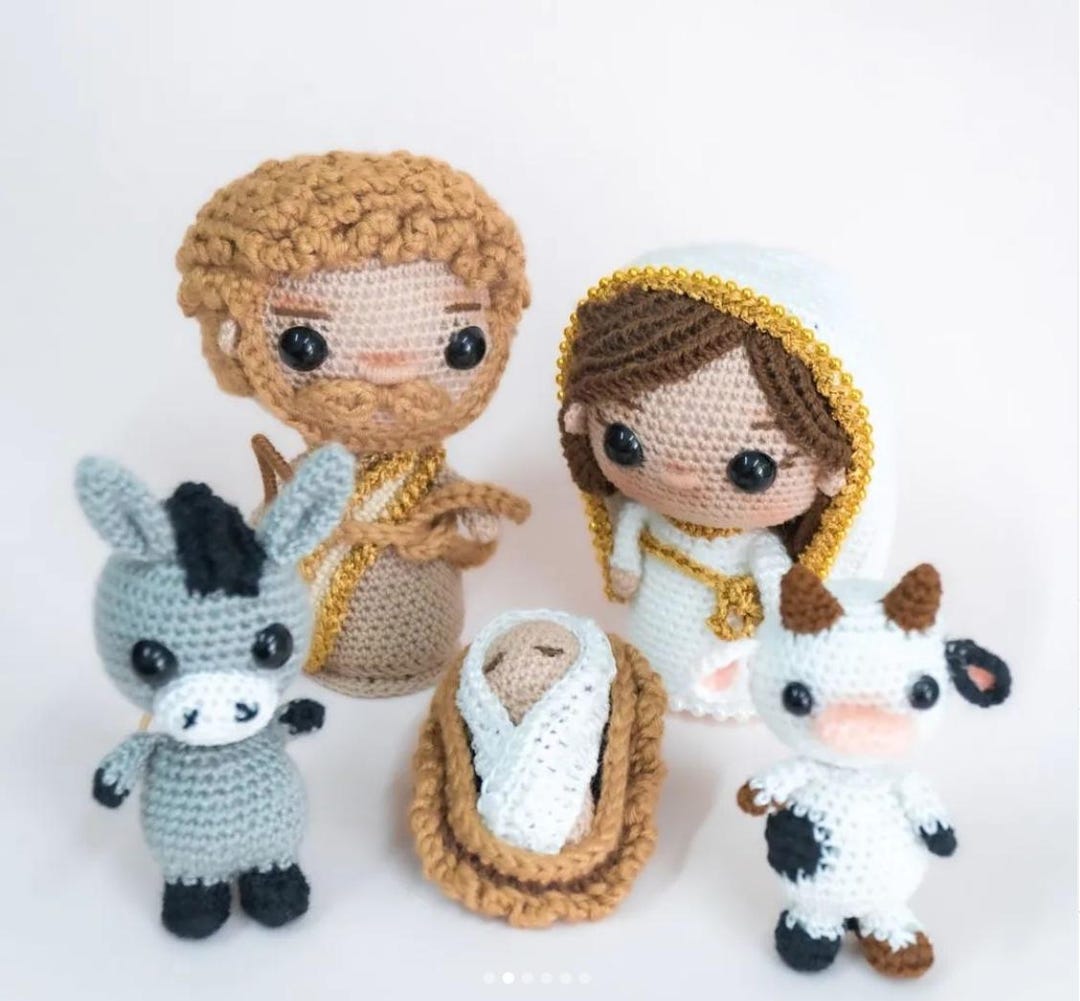 Mini Nativity Funko Crochet - Etsy