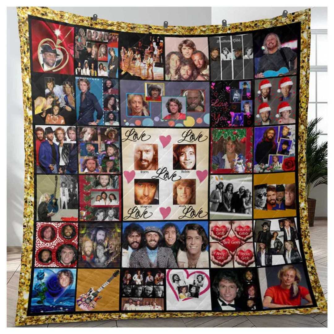 Bee Gees PREMIUM Fleece Blanket Bee Gees Band Tour Merch - Etsy