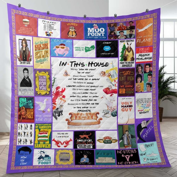 Friends Blanket Tv Show - Etsy