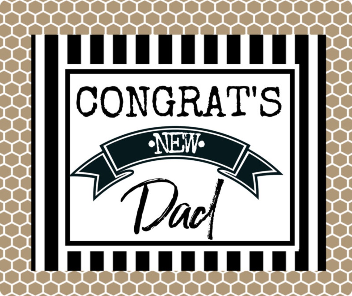 Congrats New Dad Gift New Parent Gift - Etsy