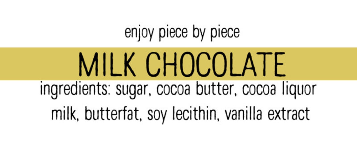 Milk Chocolate Packet Chocolate is Like a HUG on the Inside | Etsy
