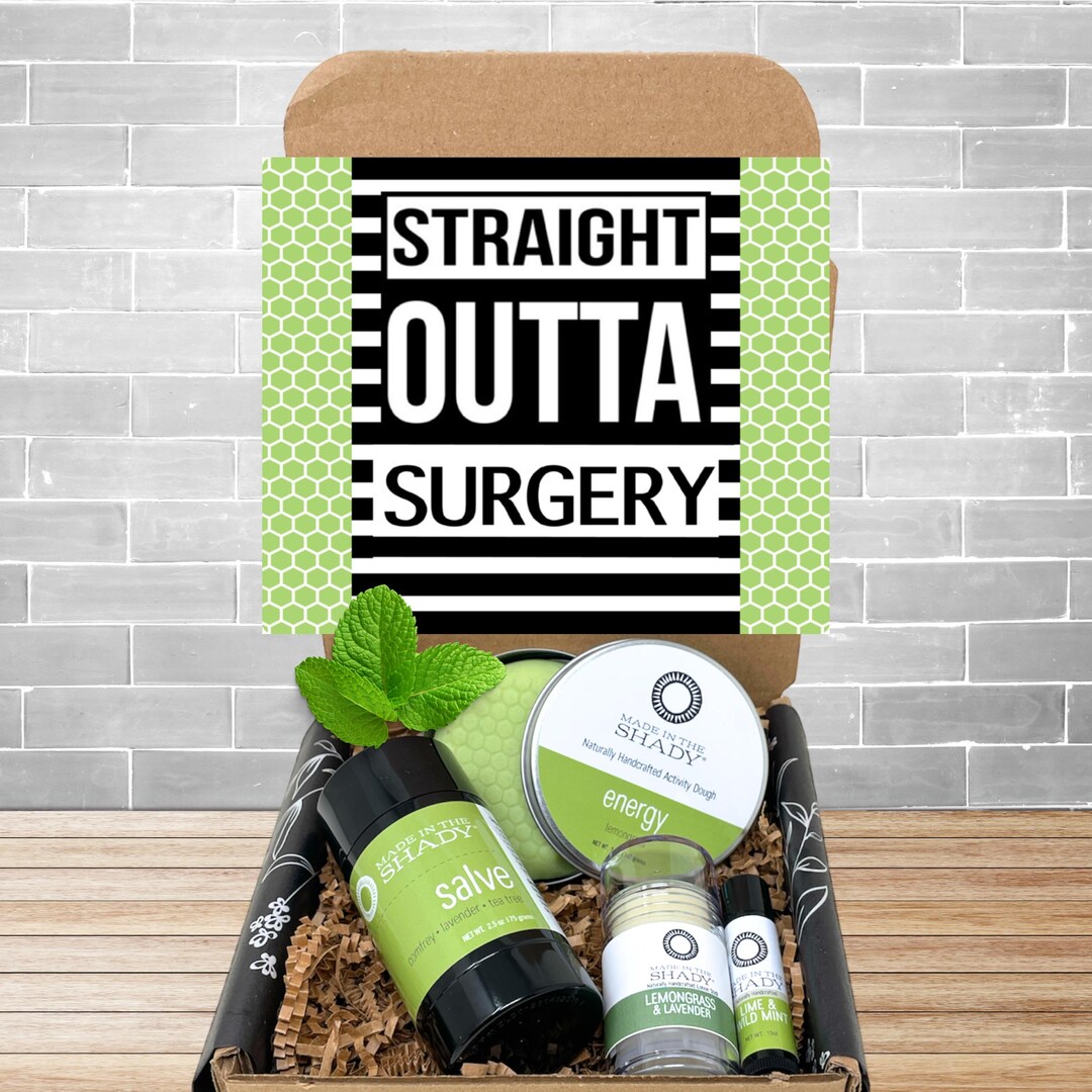 Unisex Get Well Post Surgery Care Package - Organic Healing Salve ...