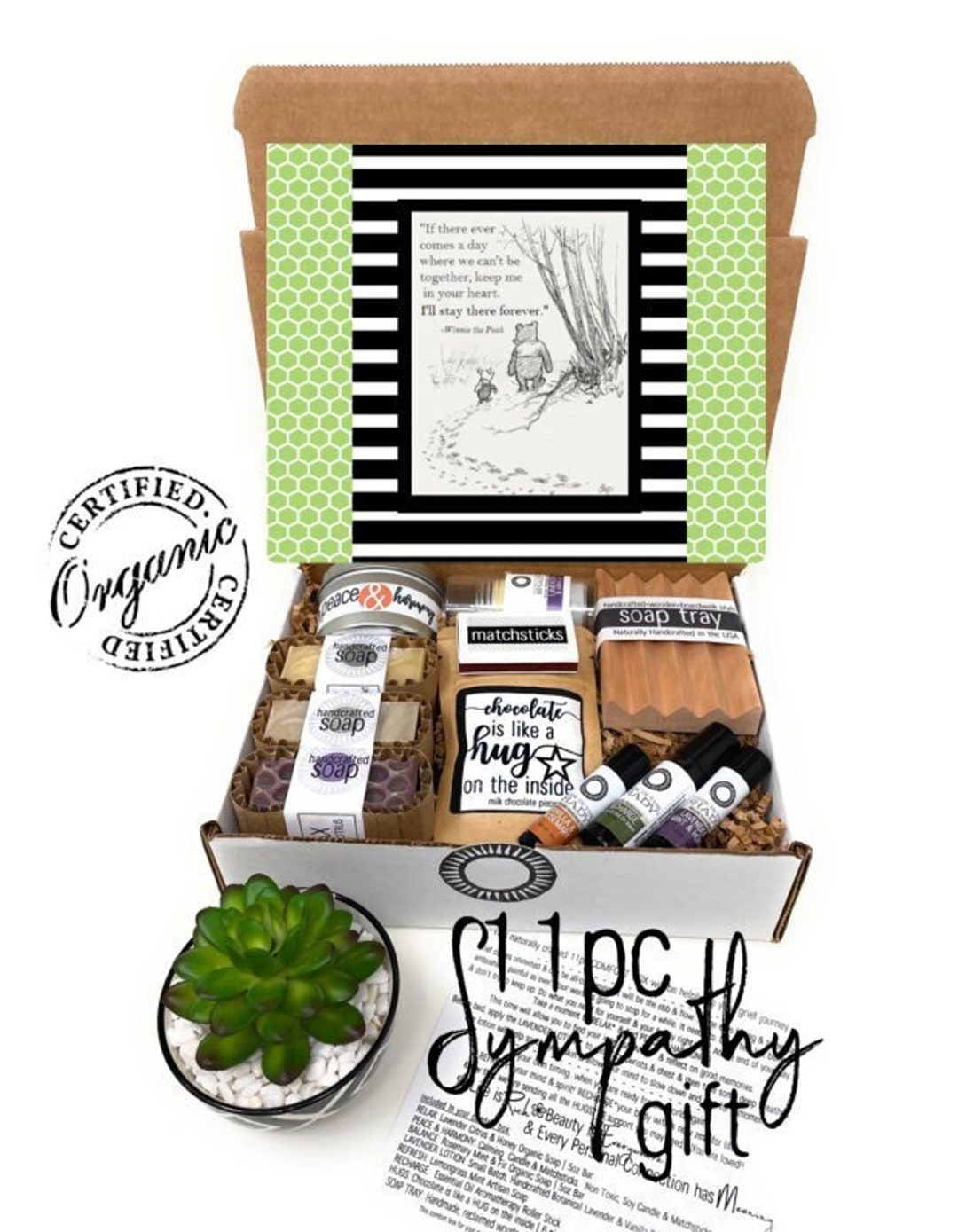 Miscarriage Sympathy Gift Box - Organic Artisan Soaps, Candle ...