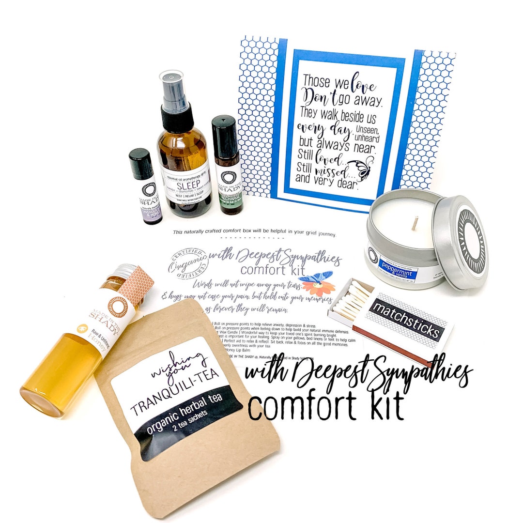 Grief Comfort Kit: Aromatherapy, Candle, Tea Sympathy Gift - Etsy