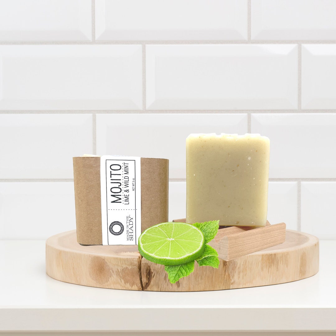 Mojito Soap: Lime & Wild Mint, Natural Artisan Soap - Etsy
